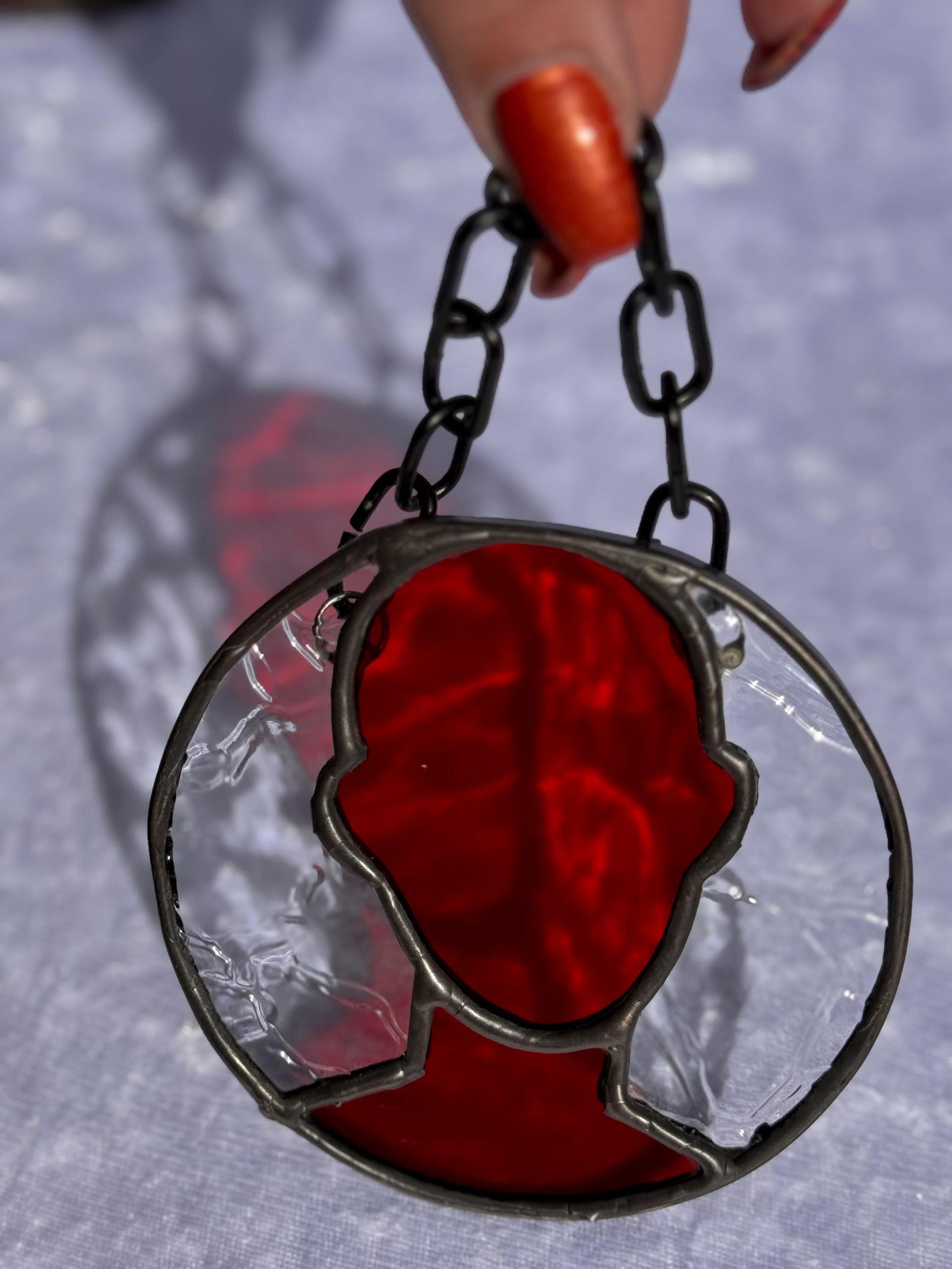 Bloodless Stained Glass Suncatcher | BG3, Astarion, Baldur's Gate 3 ...