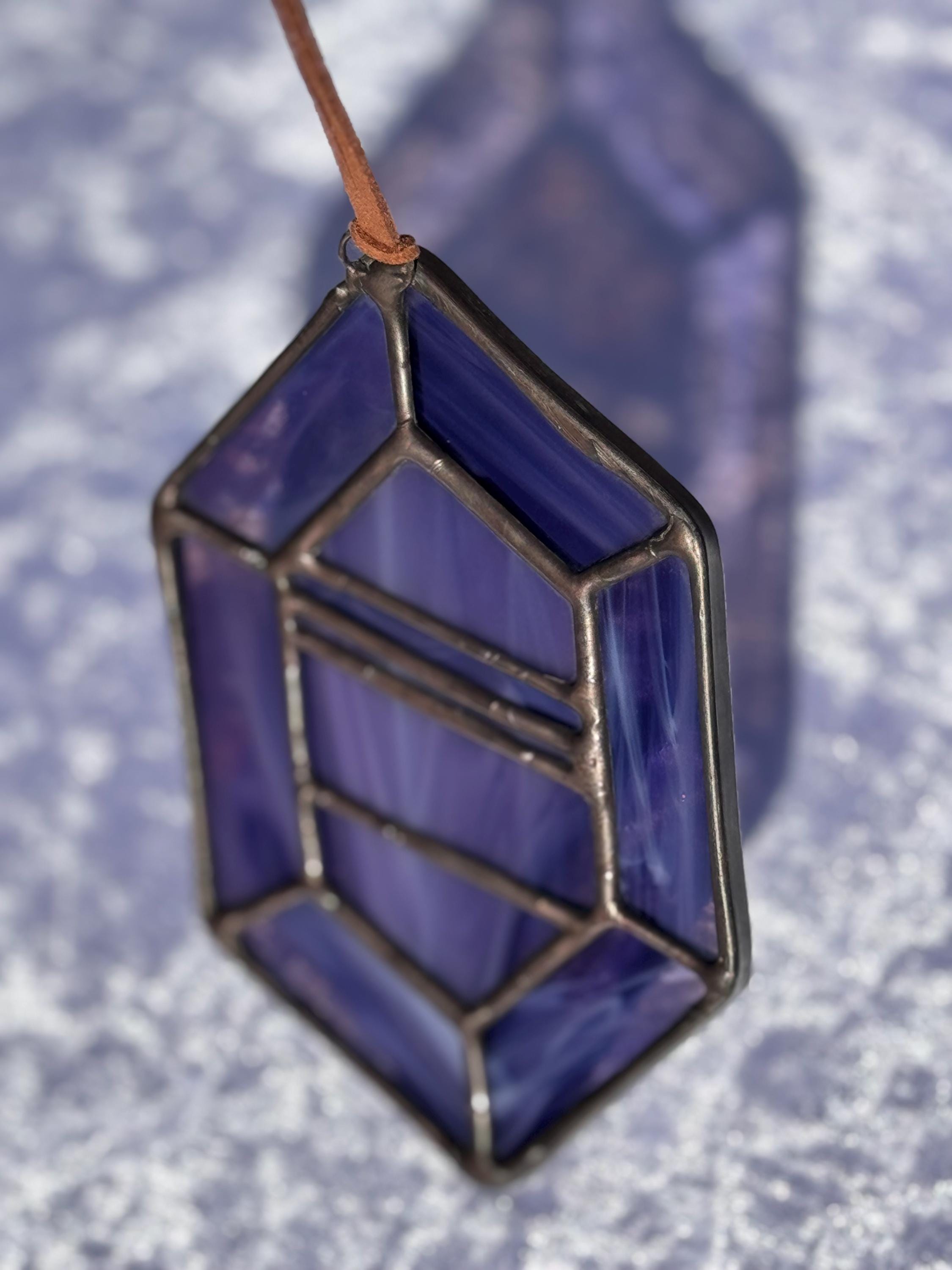Stained Glass Rupee Suncatcher | Zelda | Breath of the Wild | Tears of ...