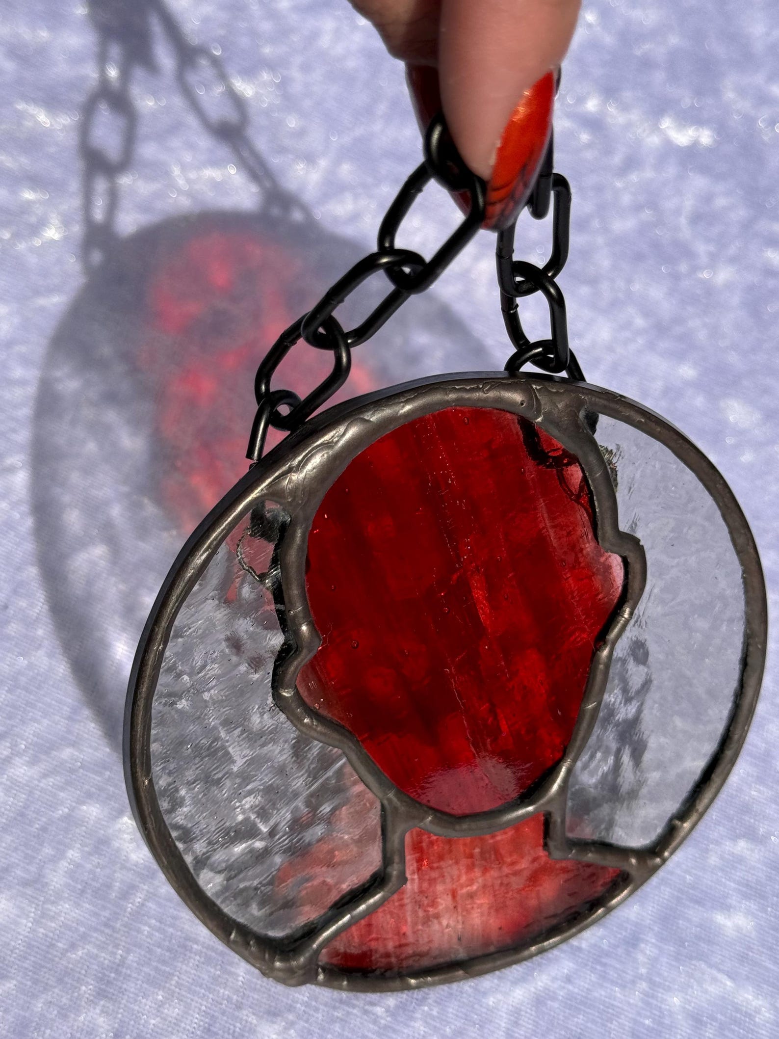 Bloodless Stained Glass Suncatcher | BG3, Astarion, Baldur's Gate 3 ...