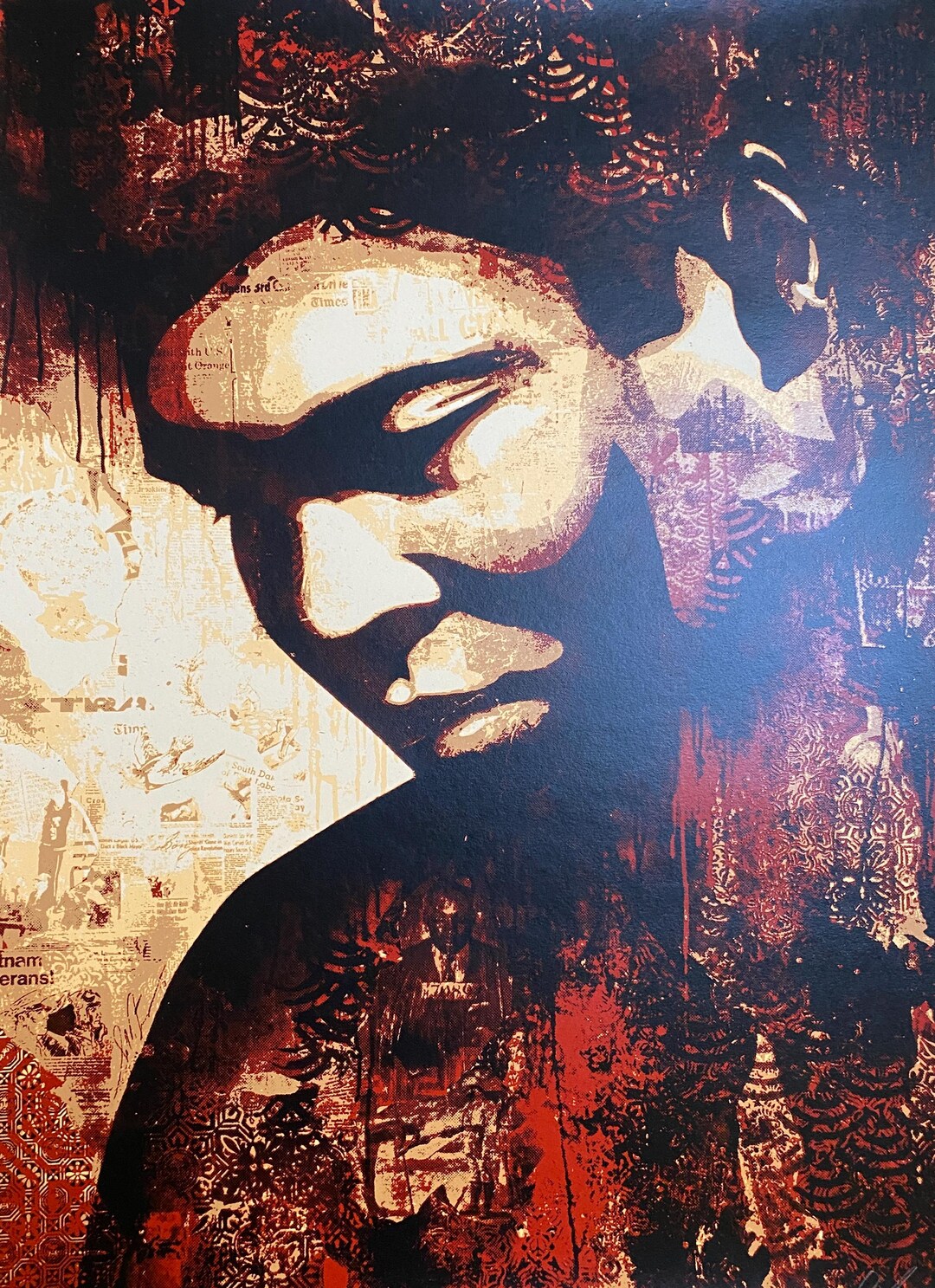 Mohammad Ali Art Poster by Shepard Fairey 18" X 24" Signed and Numbered ...