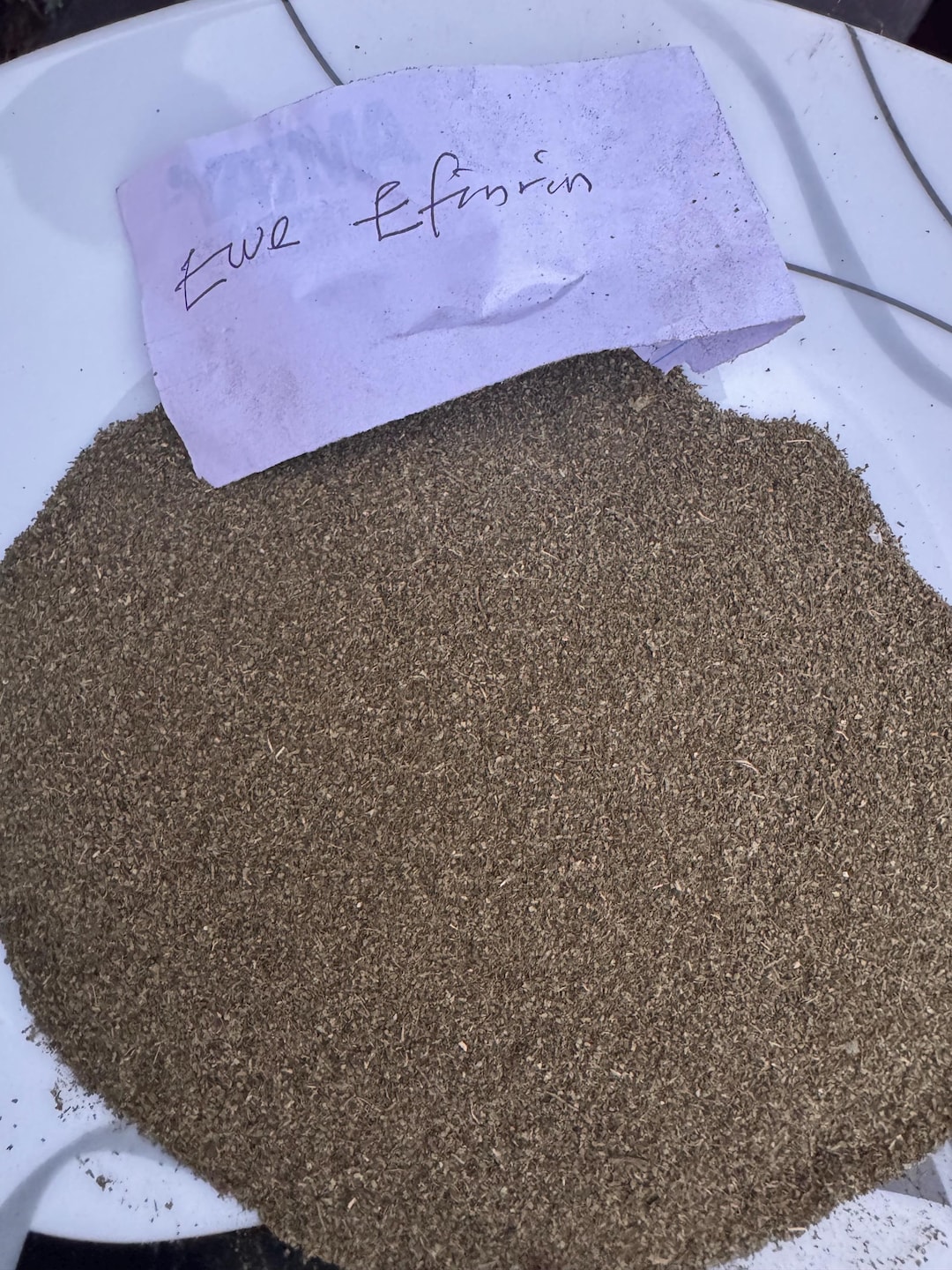 Dried Organic African Basil Scent Leaves, Ewe Efinrin Leaves, Ocimum ...