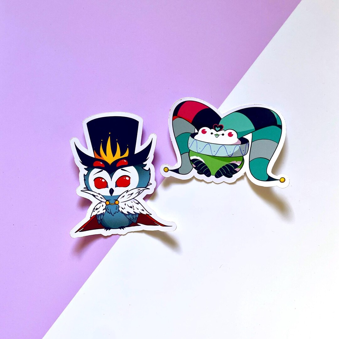 Helluva Animals Stickers - Stolas and Fizzarolli Frog - Etsy