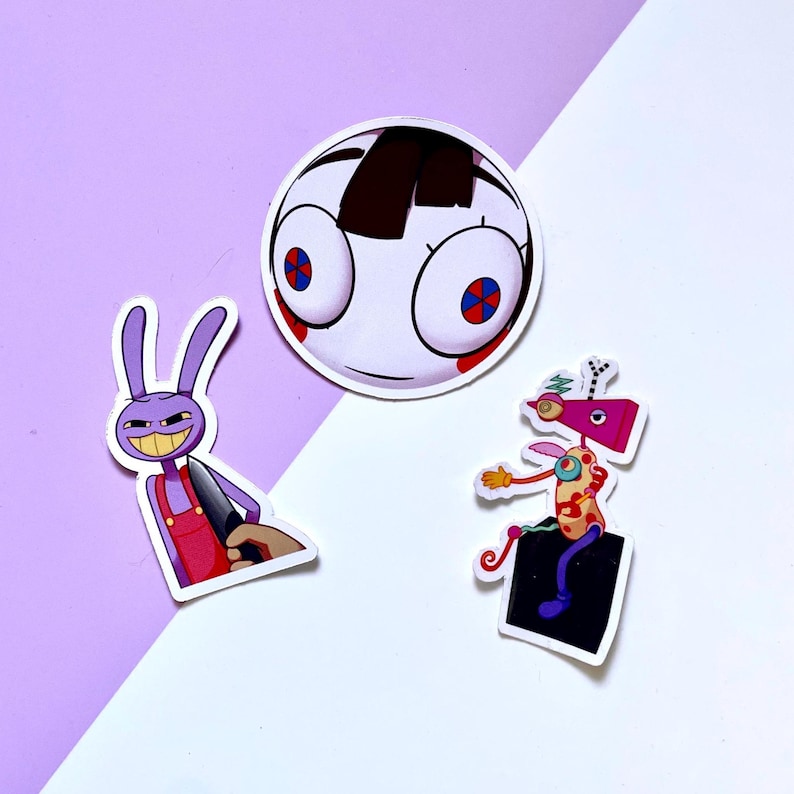 TADC Meme Stickers - Pomni, Jax, Zooble - Etsy