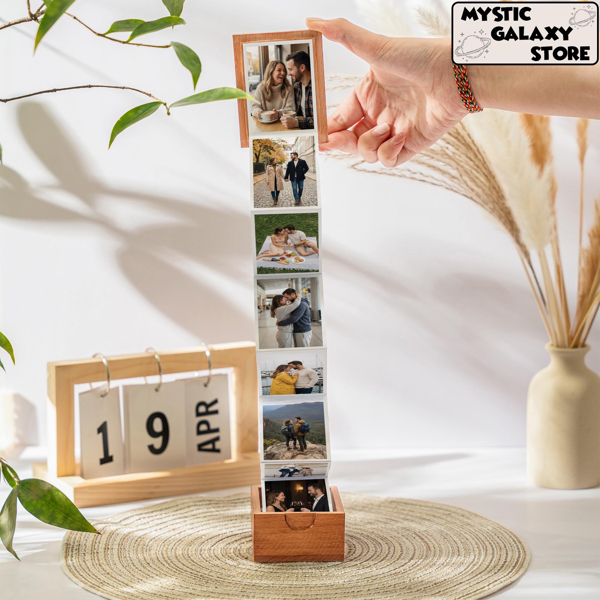 Valentines Day Gift for Him, Pull Out Photo Album, Custom Valentine ...