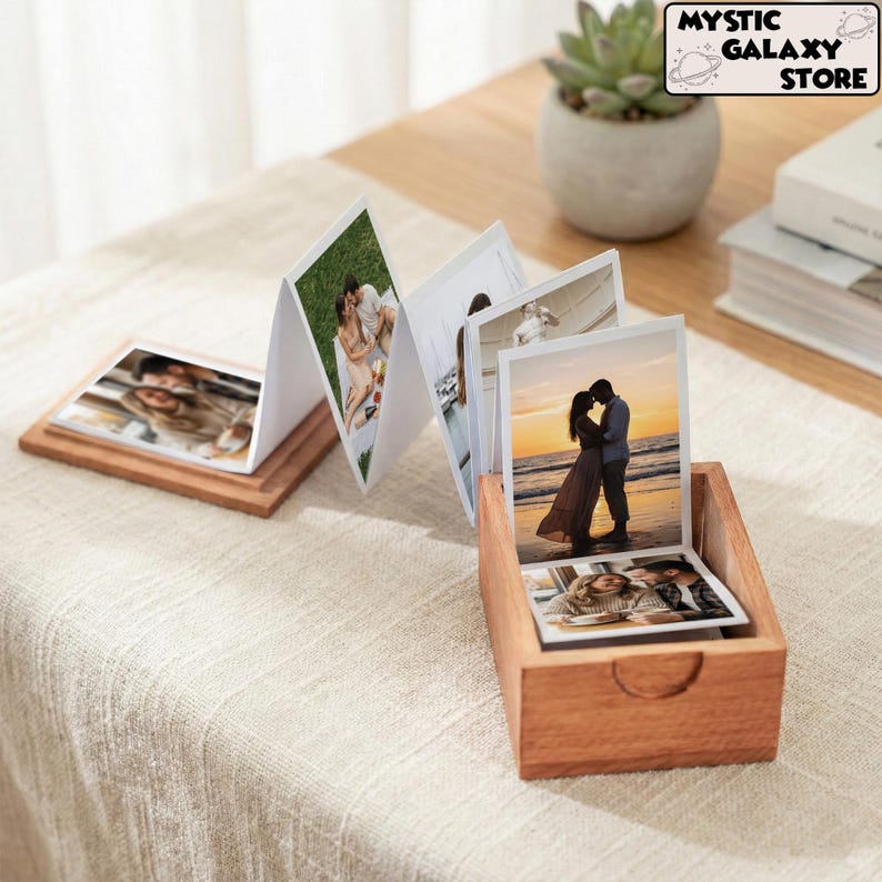 Valentines Day Gift for Him, Pull Out Photo Album, Custom Valentine ...
