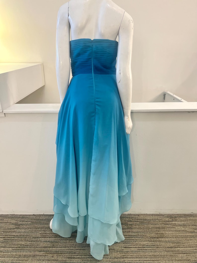 Early 2000s Vintage H2O Mermaid Style Homecoming Dress | Aquamarine ...