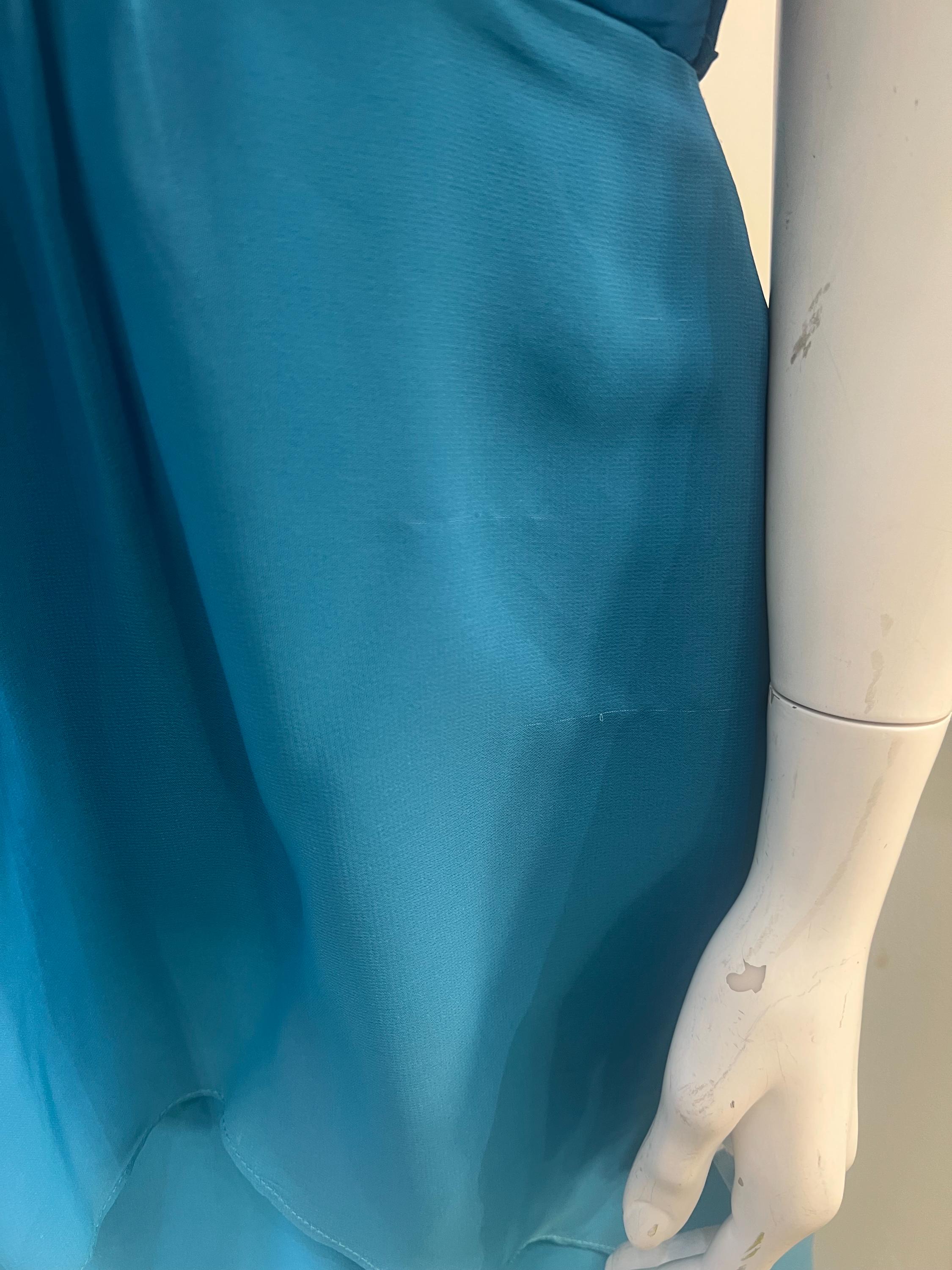 Early 2000s Vintage H2O Mermaid Style Homecoming Dress | Aquamarine ...
