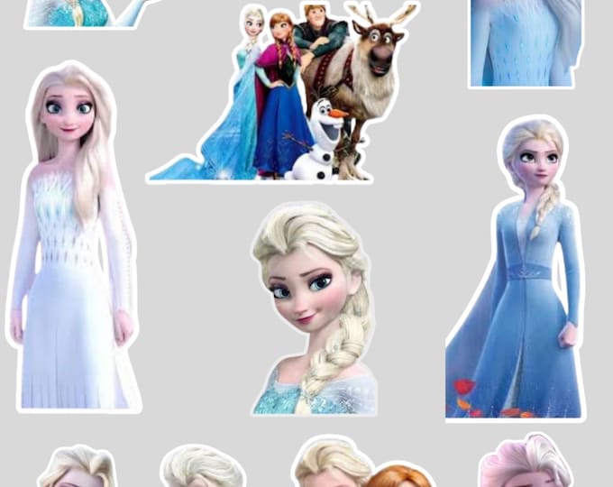 Frozen Elsa Stickers | Sticker Sheet | Stickers for Kids | | Print and ...