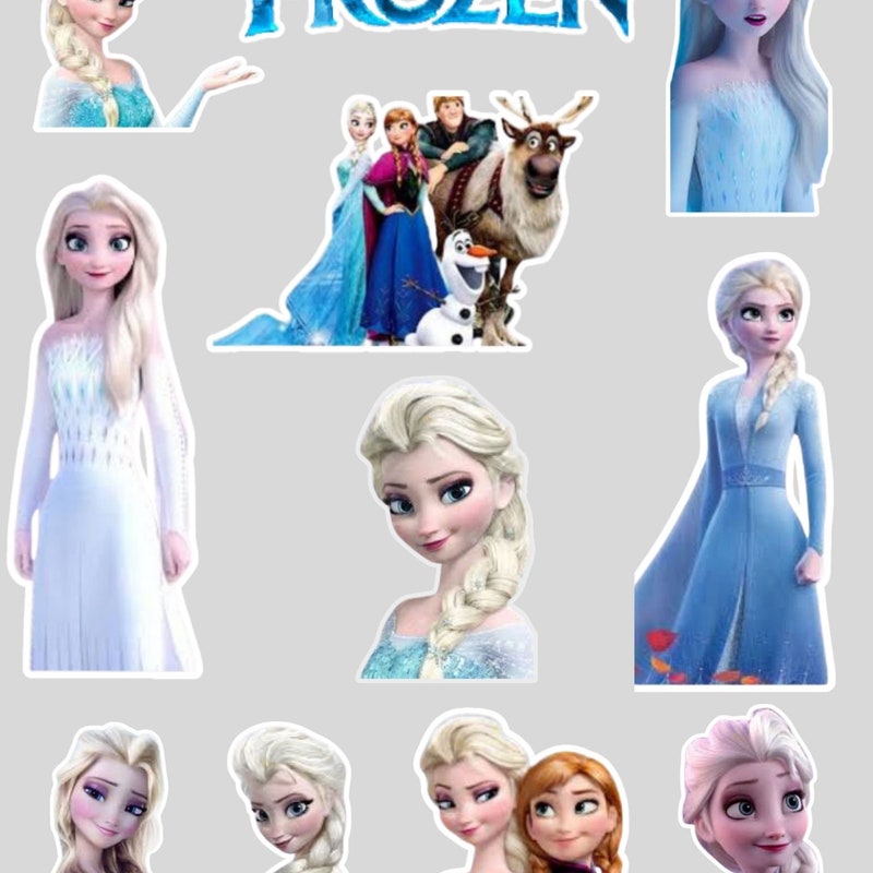 Elsa Stickers - Etsy