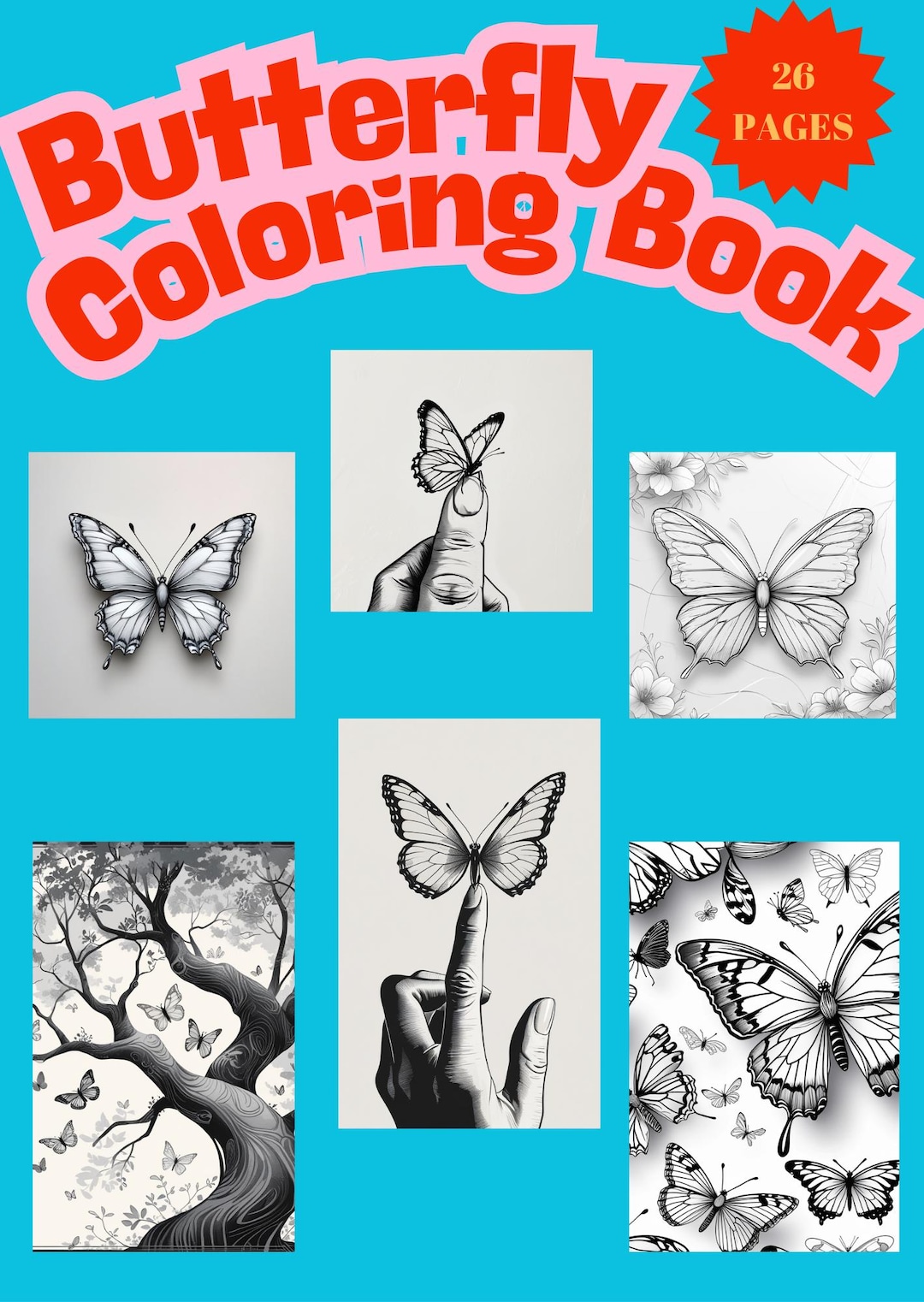 Butterfly Coloring Book | Coloring Book for Kids | Butterfly | Print ...