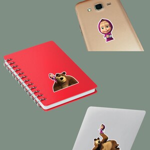 Masha and the Bear Stickers Sticker Sheet Stickers for Kids Print and ...