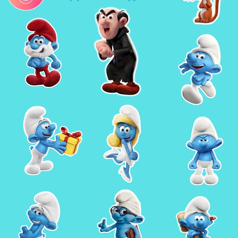 Smurf - Etsy