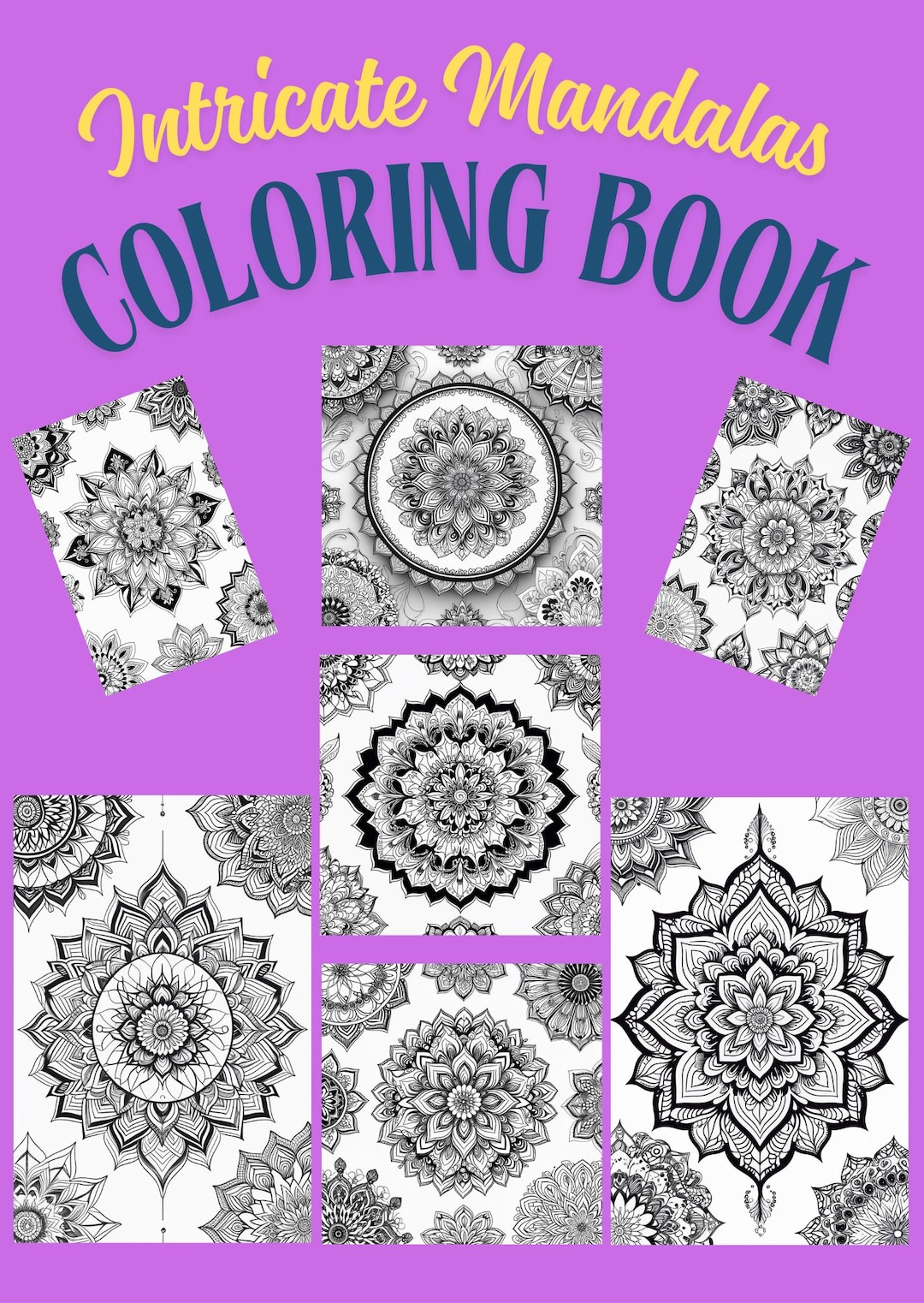 Intricate Mandalas Coloring Book | Mandala | Coloring Book | Creative ...