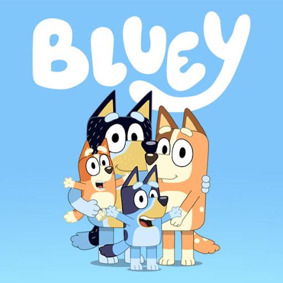 Bluey Sticker Sheet - Etsy