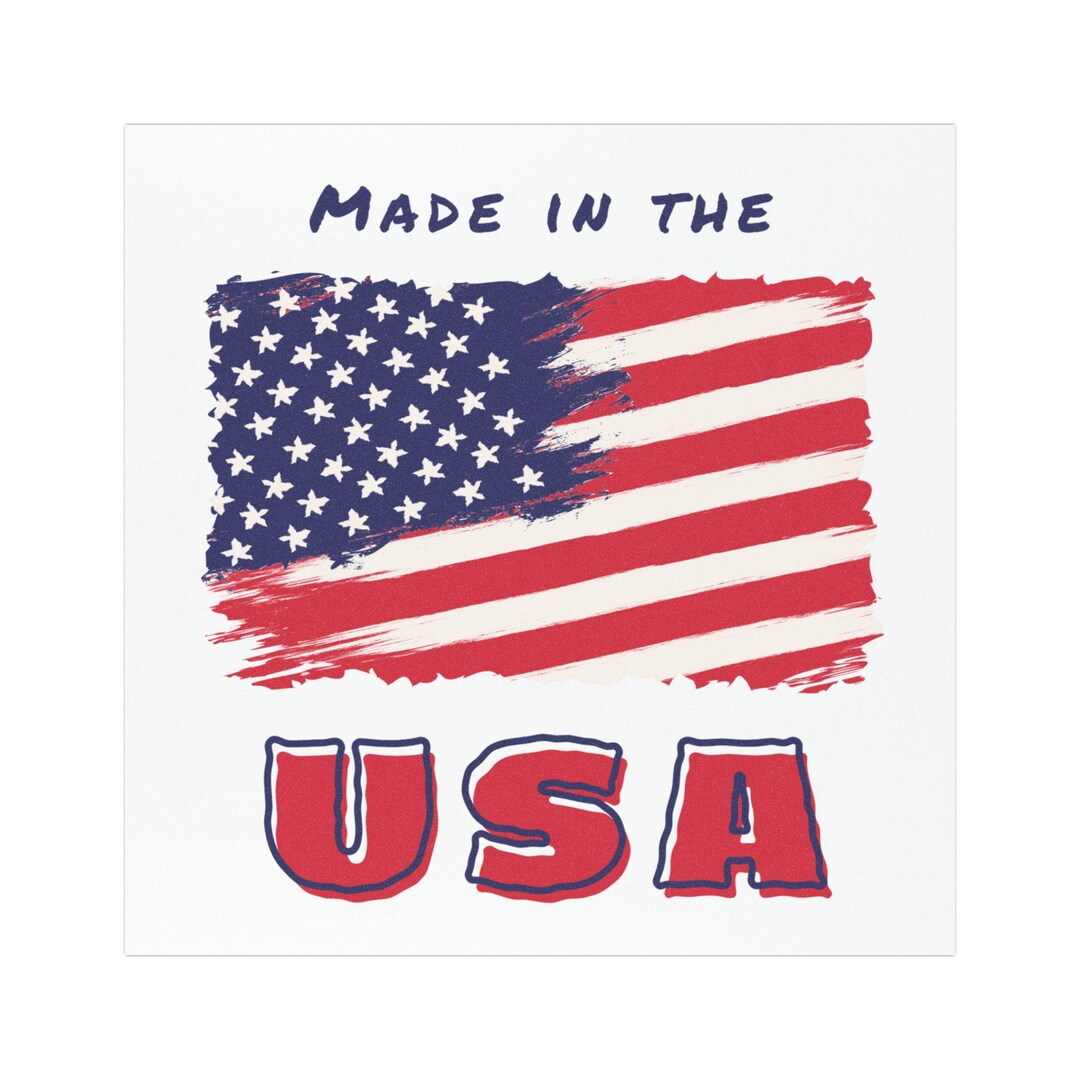 American Flag Car Magnets Personalized Patriotic Magnetic Decal ...