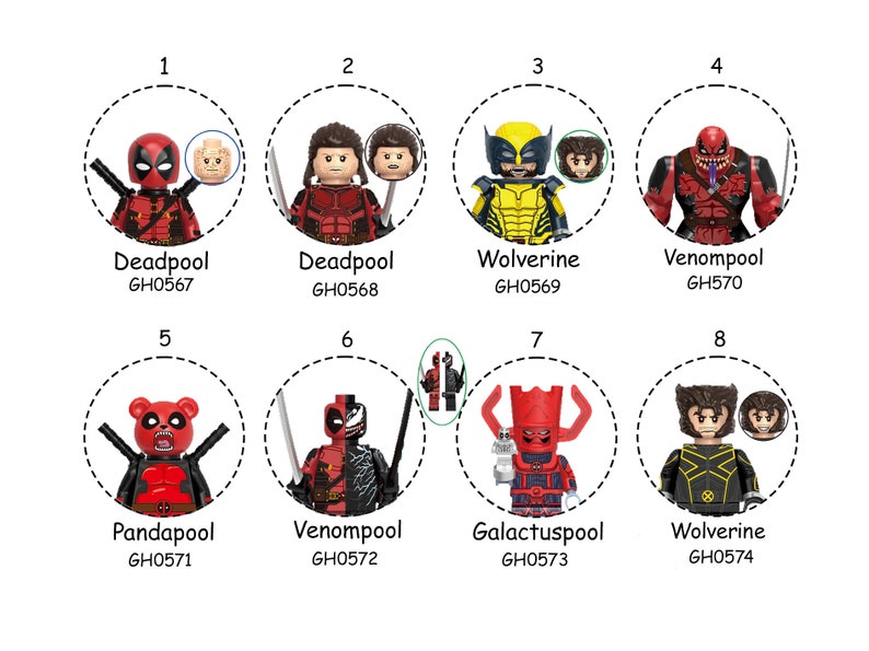 Classic Mini Figures: Wolverine, Venom, and More - Etsy