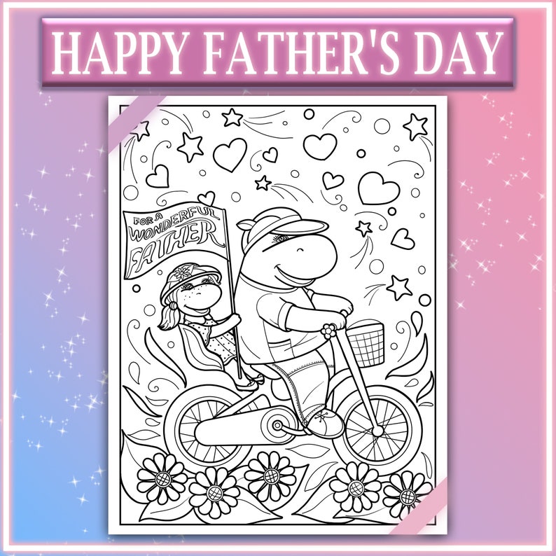 Father’s Day Coloring Pages. Father’s Day Coloring Sheets for Kids ...