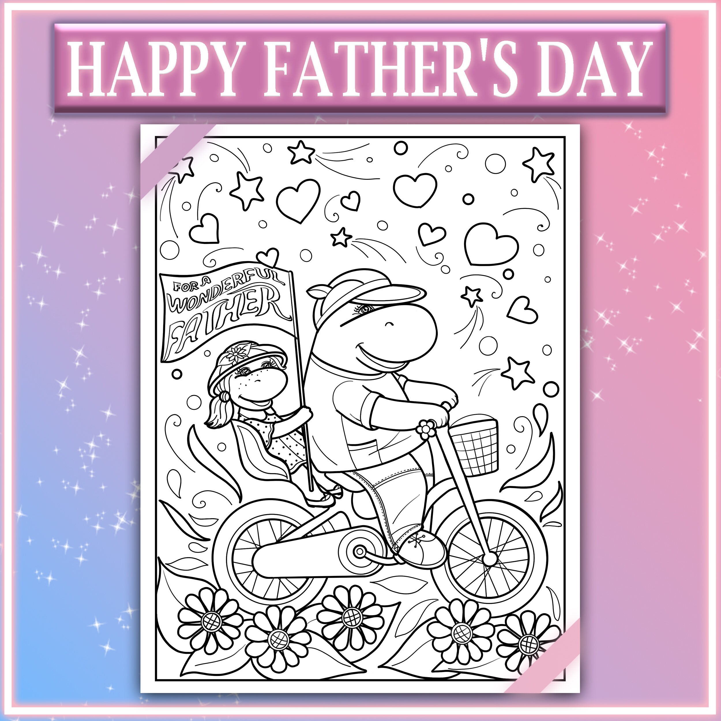 Fathers Day Coloring Pages. Fathers Day Coloring Sheets for Kids ...