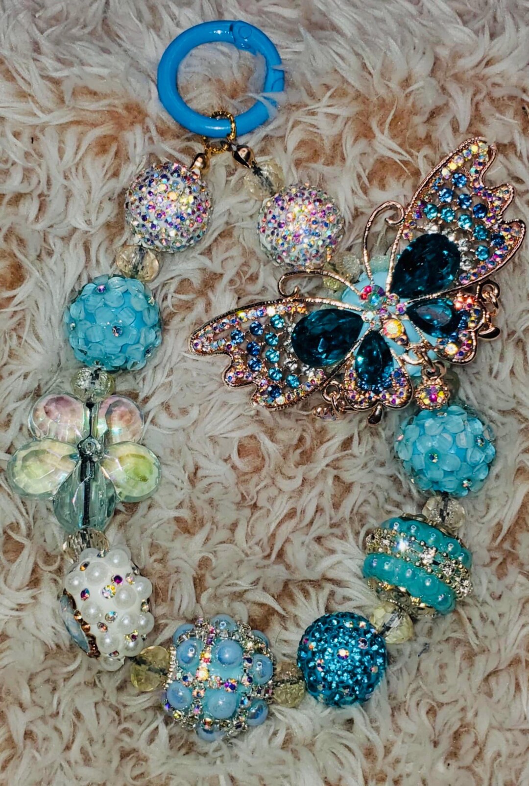 Bling Bling Keychain/phone Lanyard - Etsy