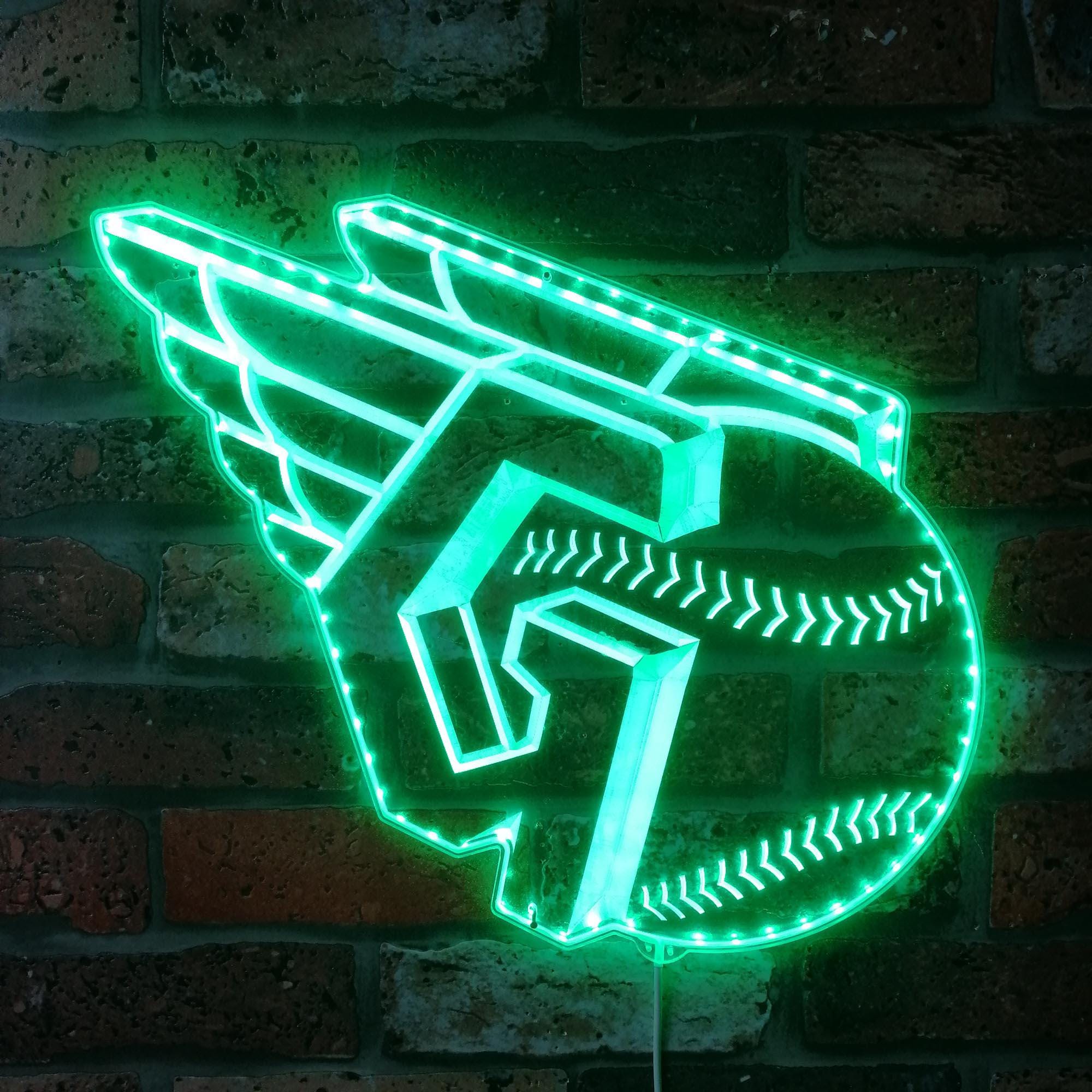 Cleveland Guardians Wall Neon LED Lighted Sign, Illuminated Sports Bar ...