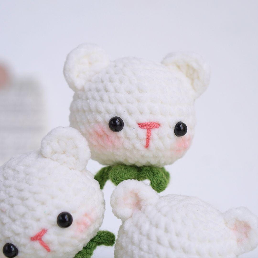 Bear Flower Pot Crochet Pattern, Flower Pot Crochet Pattern, Crochet ...