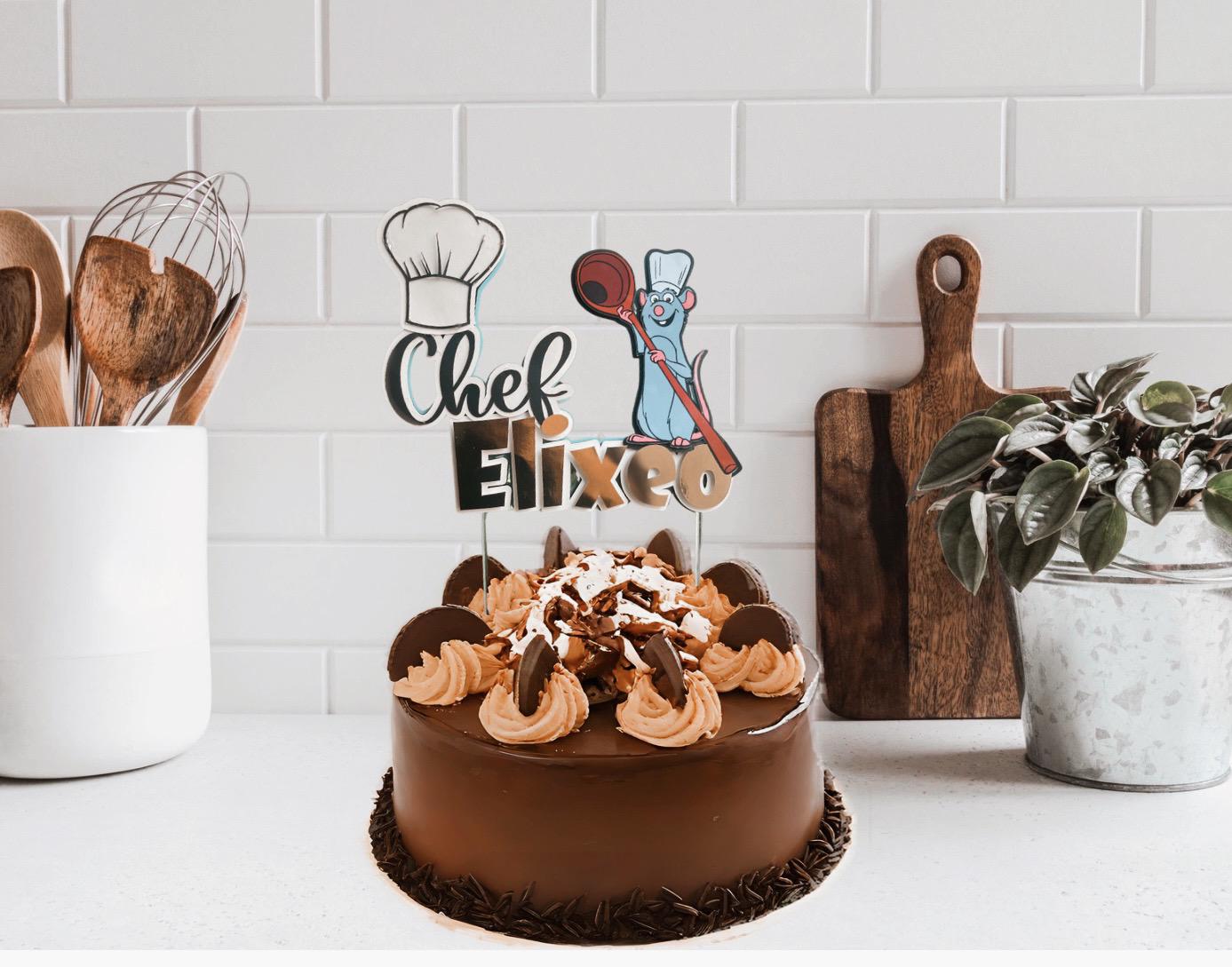 Ratatouille Cake Topper, Remy Cake Topper, Chef Cake Topper. - Etsy