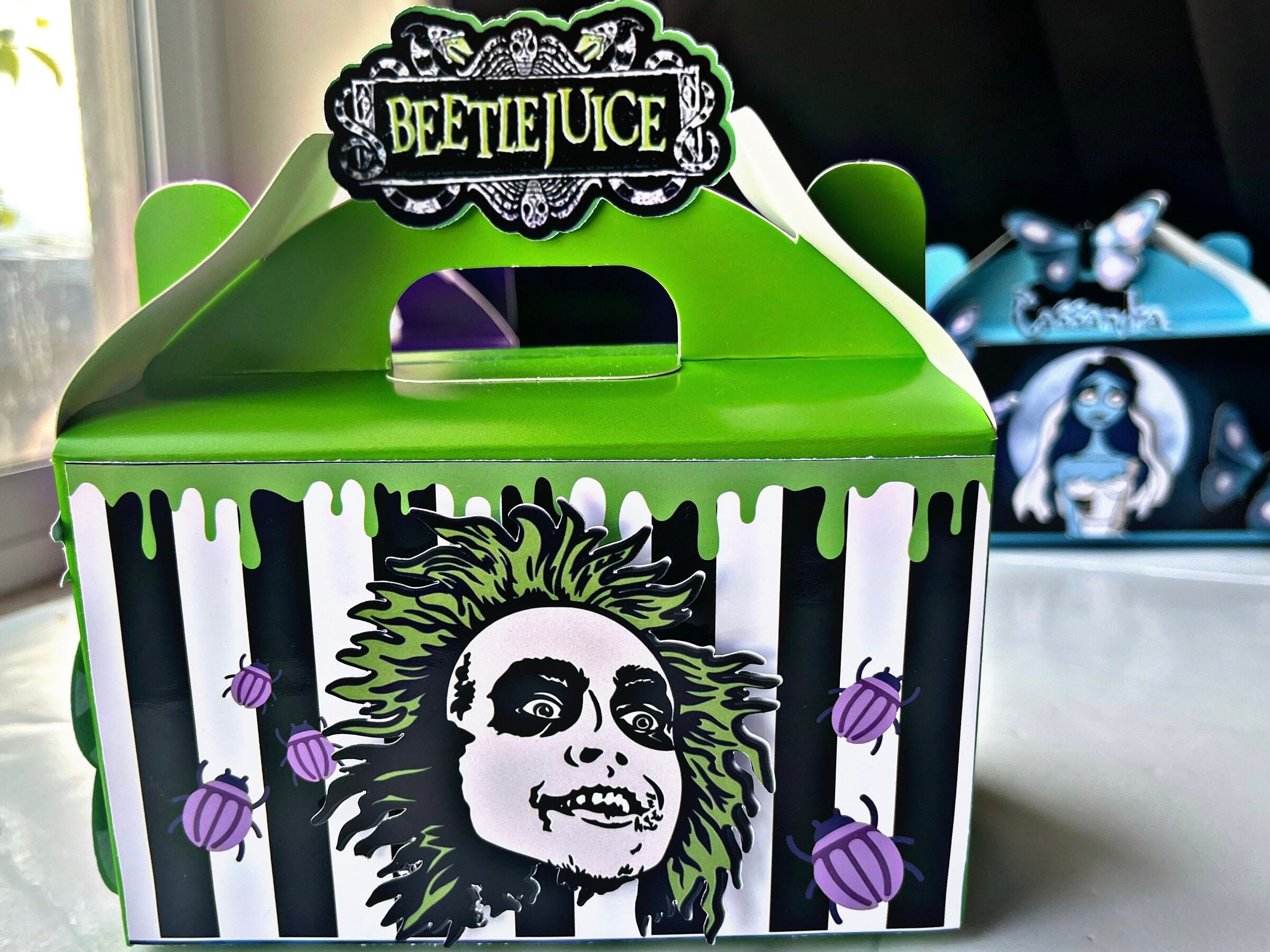 Beetle Juice Treat Box, , Spooky Themed Goodie Boxes, Spooky Gable ...