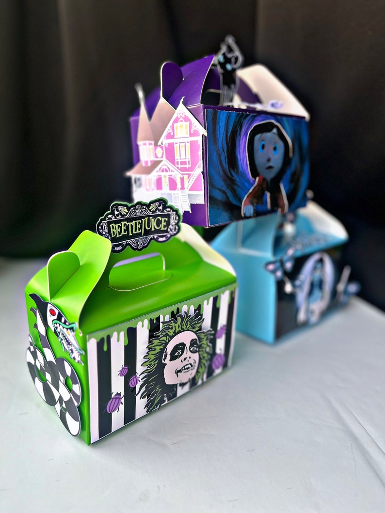 Beetle Juice Treat Box, , Spooky Themed Goodie Boxes, Spooky Gable ...