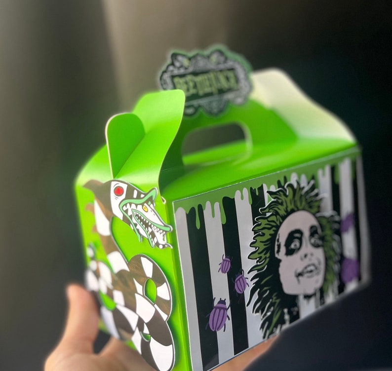 Beetle Juice Treat Box, , Spooky Themed Goodie Boxes, Spooky Gable ...