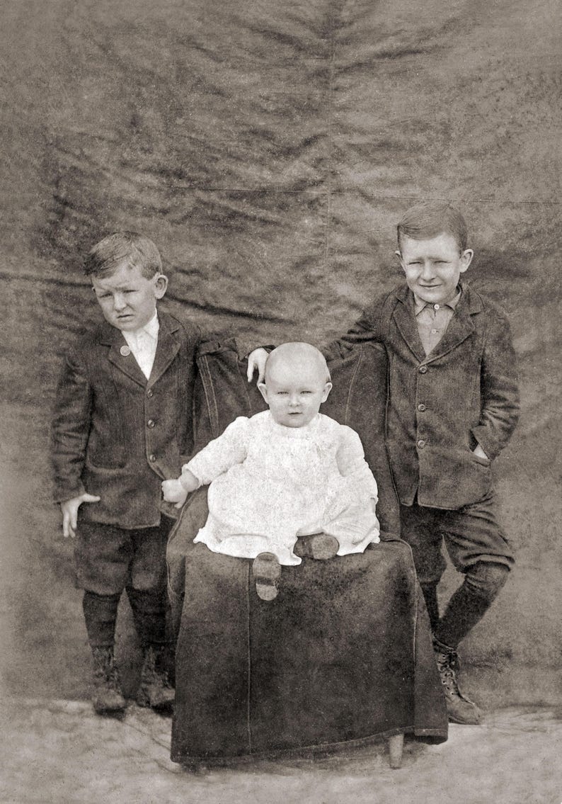 Three Children - Etsy