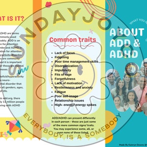 Printable, Informative Brochures - What You Need to Know About ADD ...