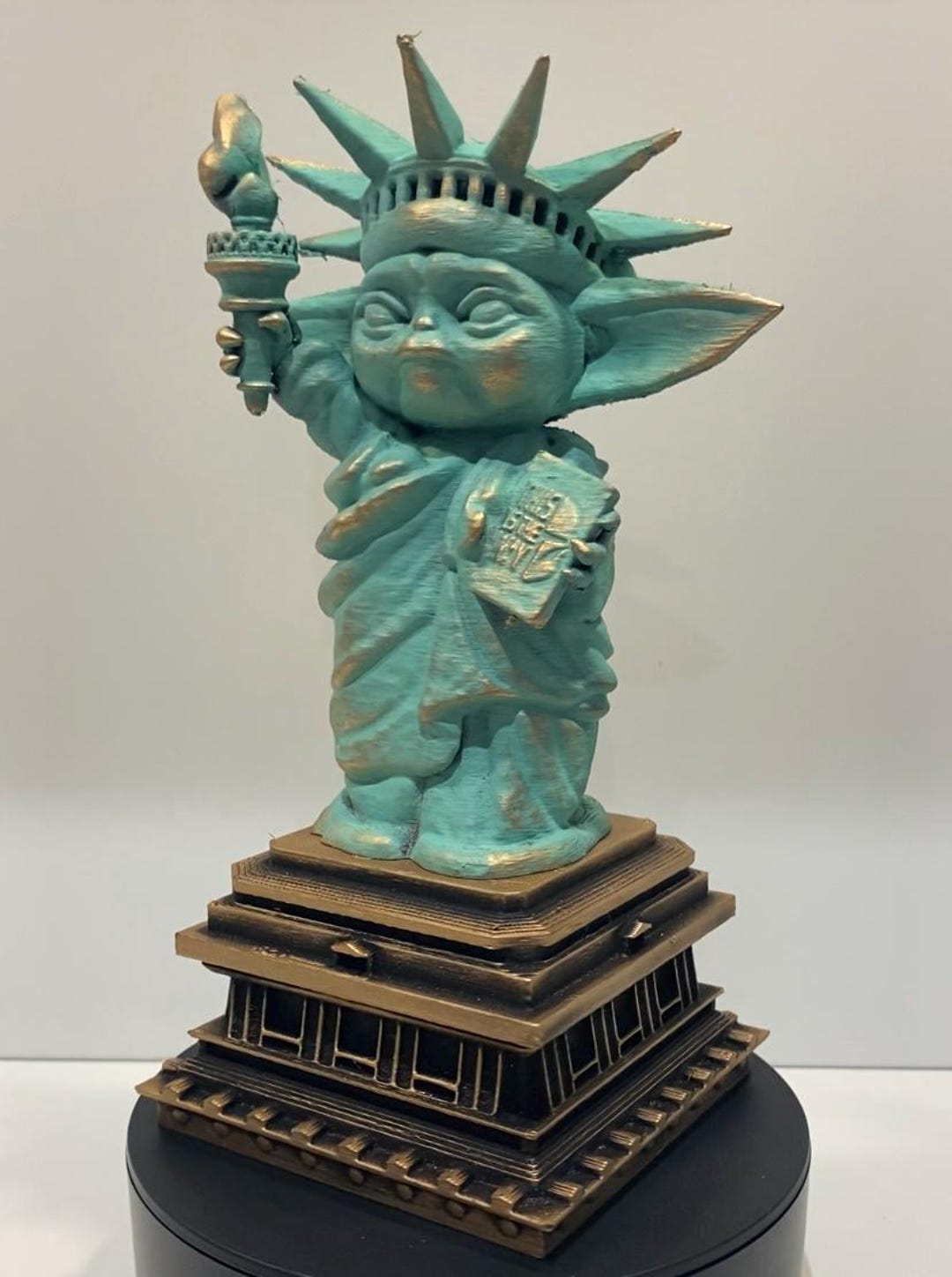 Grogu Statue of Liberty - Etsy
