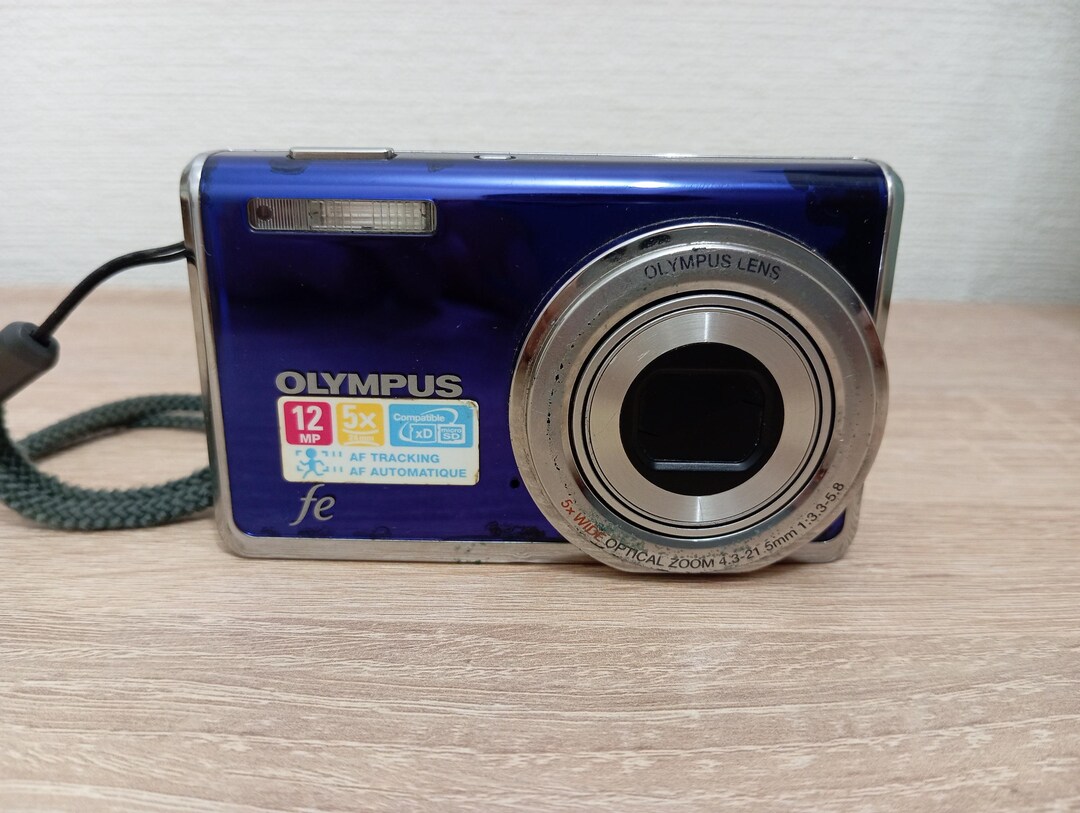 Olympus FE-5020 Compact Digital Camera of Blue Color - Etsy