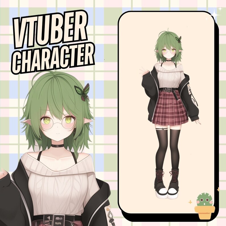 Custom Vtuber Model for Commercial Use Live2d Commission Live2d Model ...