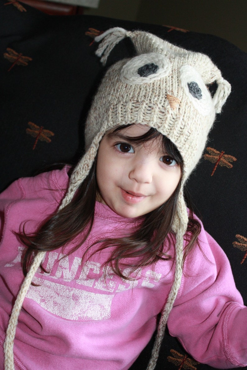 HOOT TOQUE Preemie to Adult Owl Hat Knitting Pattern PDF - Etsy