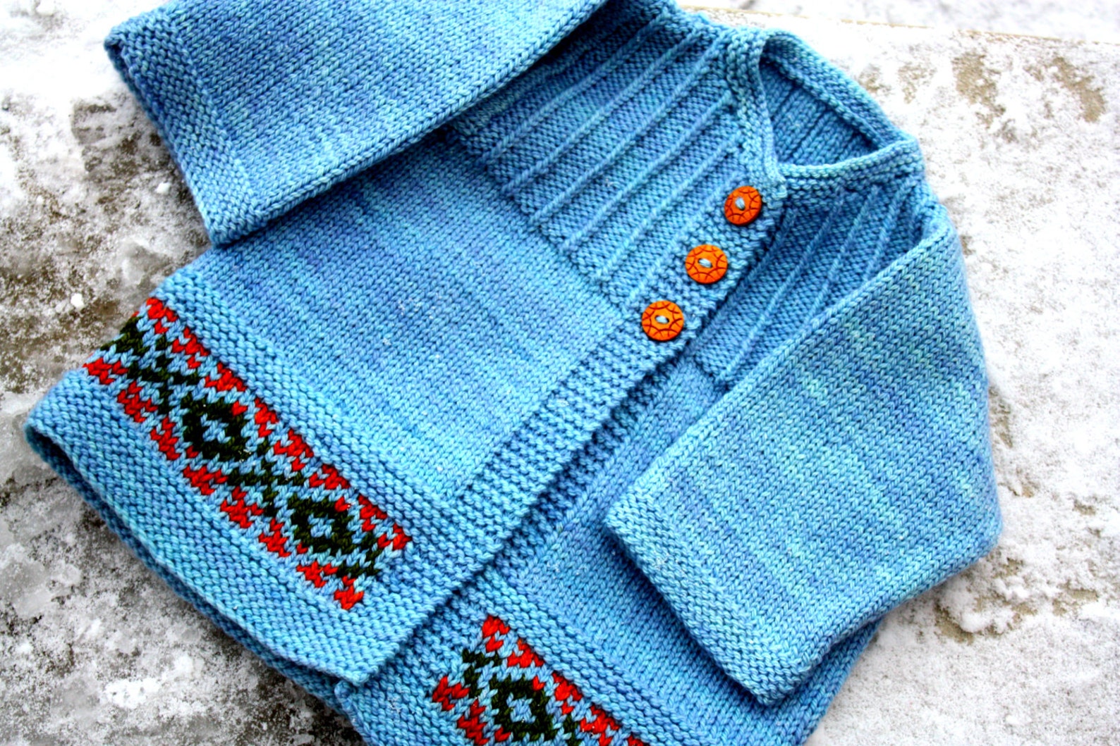 Vintage Fair Isle Baby Set Cardigan, Leggings, Bonnet KNITTING Pattern ...