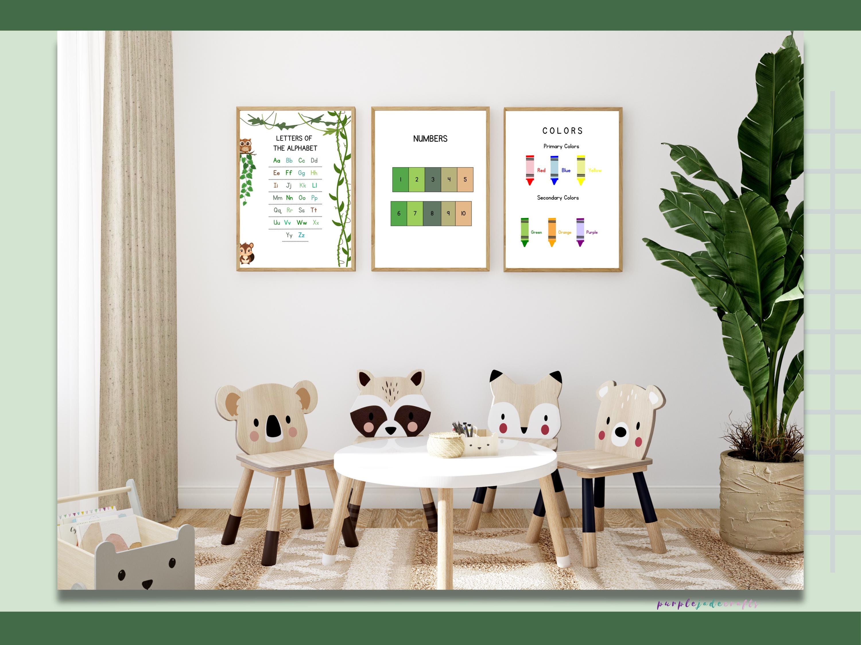 Jungle Safari Alphabet Poster Bundle, Classroom Decor Poster Set ...
