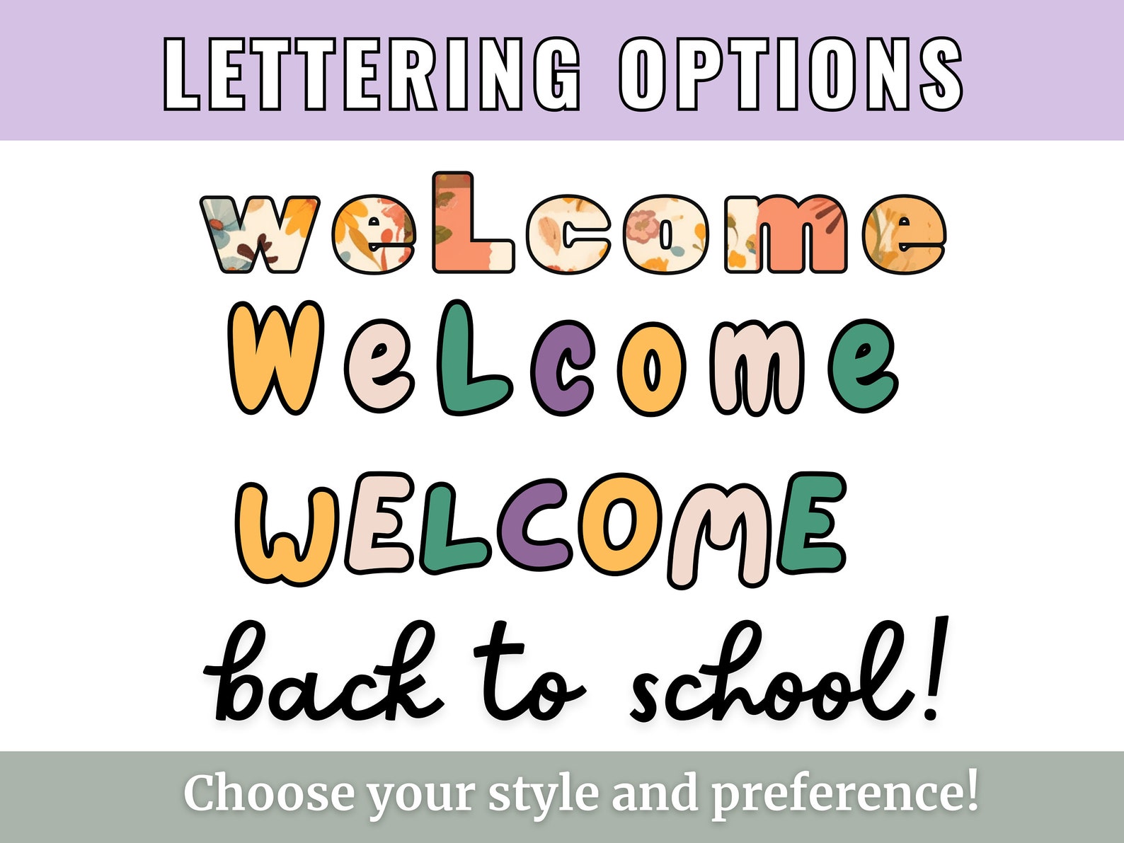 Back to School Bulletin Board Kit Pastel Color Bulletin Board Classroom ...