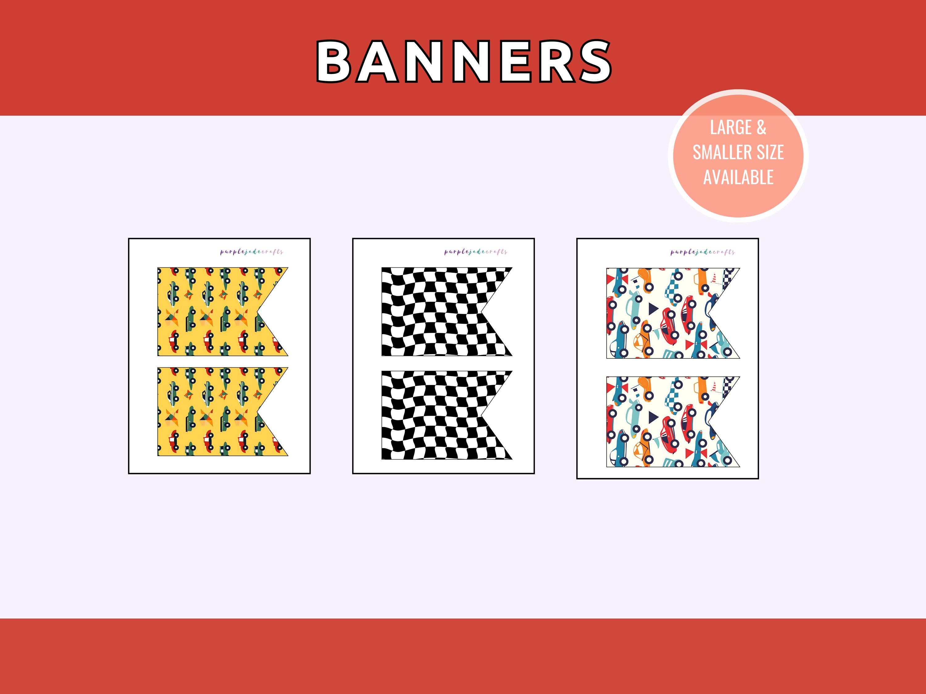 Classroom Bulletin Board Race Car Theme Decor Set Back to School ...