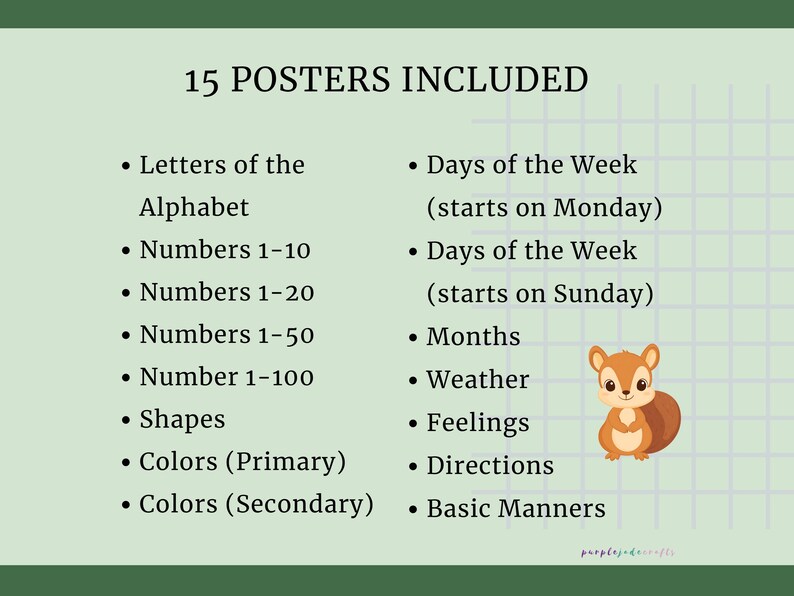 Jungle Safari Alphabet Poster Set: Classroom Homeschool Decor (digital ...