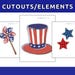 4th of July Bulletin Board Set Independence Day Bulletin Board Kit ...