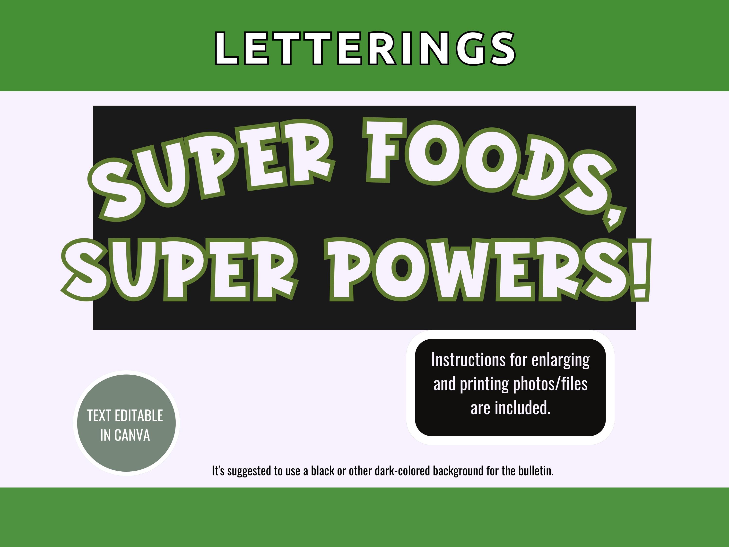 Nutrition Month Bulletin Board Lunch Room Bulletin Board Kit Nutrition ...