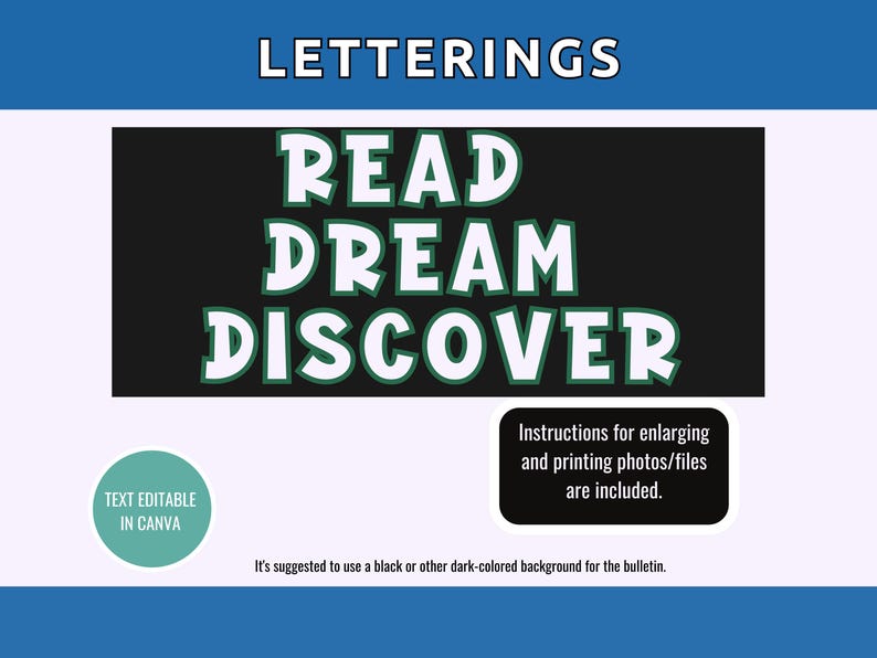 Library Bulletin Board Kit Educational Bulletin Board Kit for Library ...