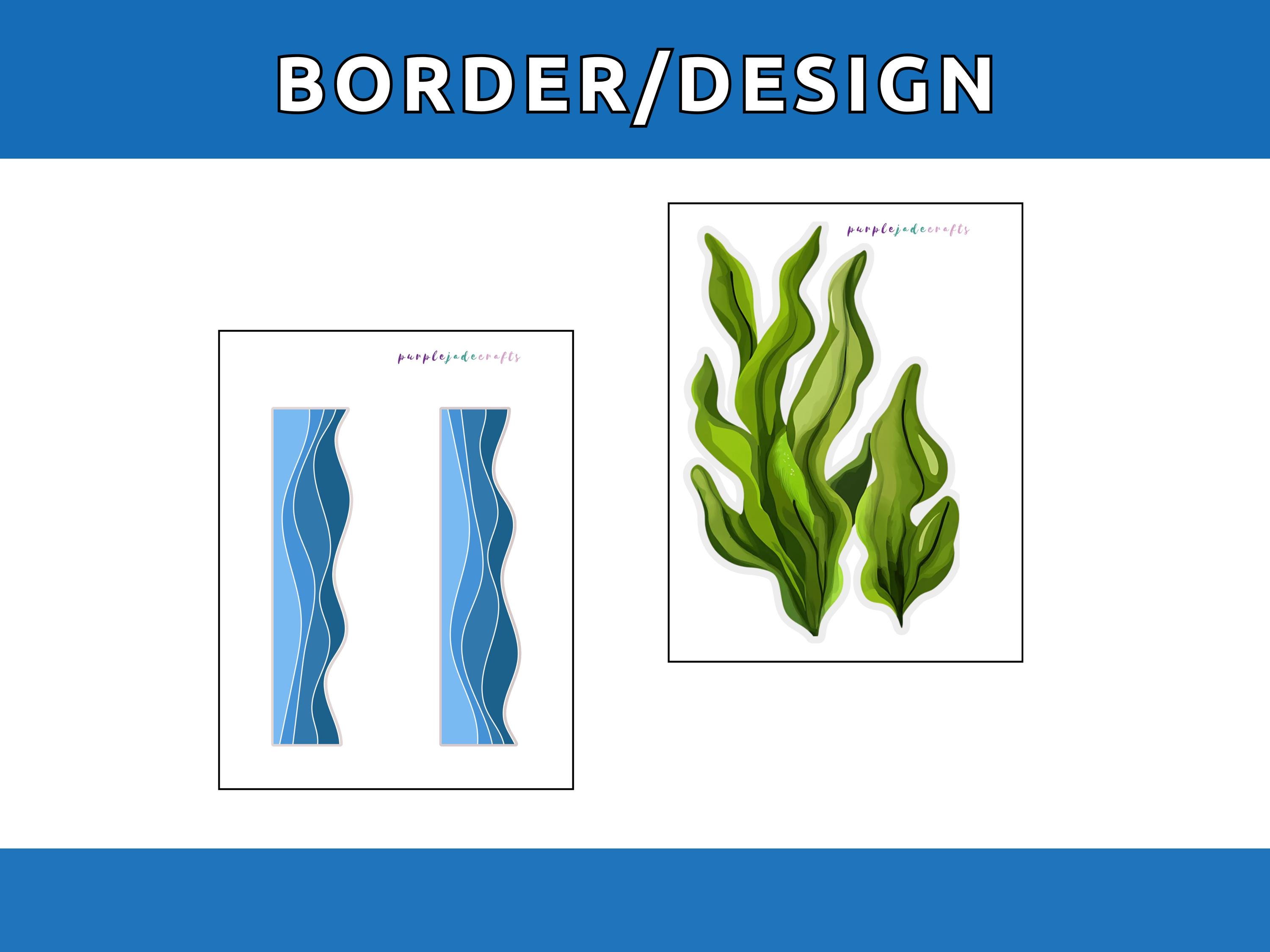 Ocean Life Bulletin Board Kit Fun Fish Decor for Home or School Under ...