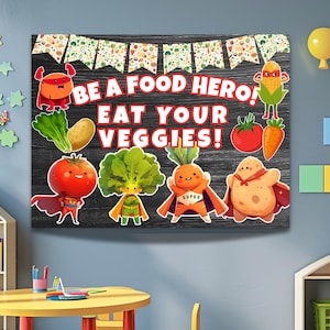 Nutrition Month Bulletin Board Lunch Room Bulletin Board Kit Nutrition ...