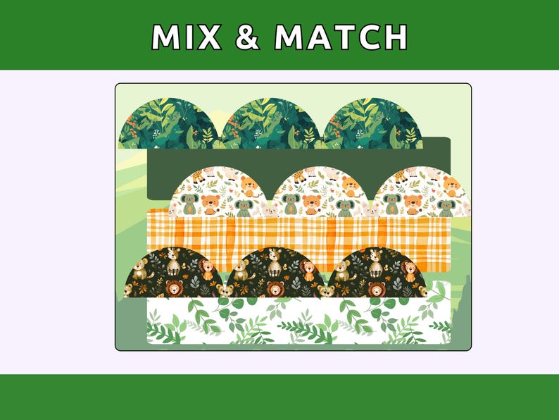 Bulletin Board Border Jungle Safari Themed Borders Bulletin Board ...
