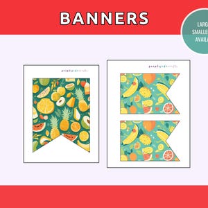Summer Fruity Bulletin Board Kit: Classroom Decor (digital Download) - Etsy