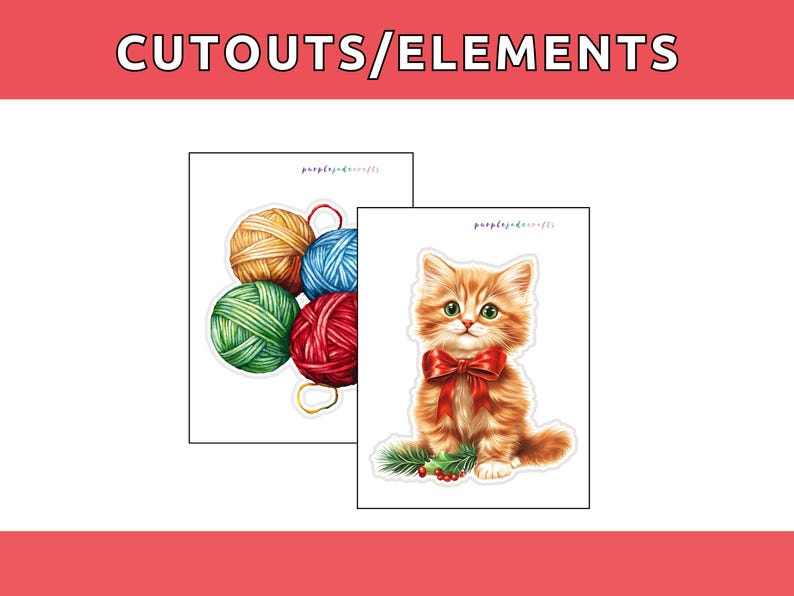 Christmas Bulletin Board Christmas Cats Bulletin Board Set Holiday ...