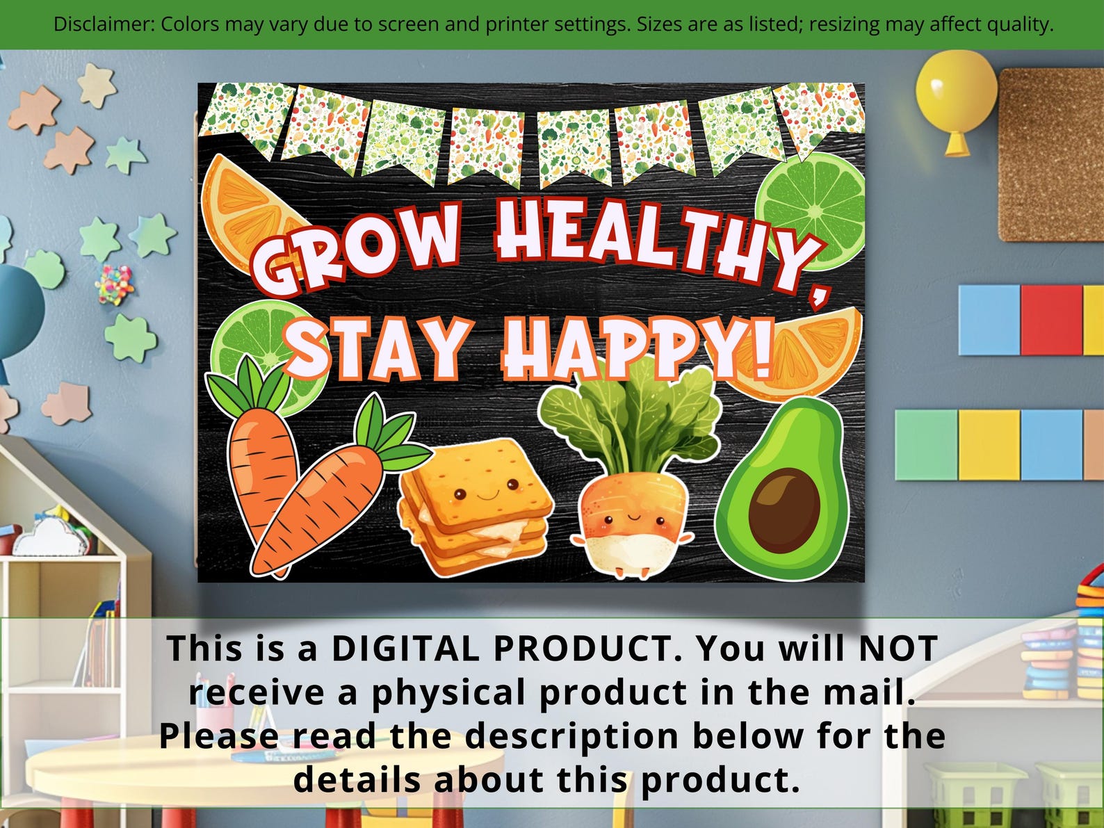 Nutrition Month Bulletin Board Lunch Room Bulletin Board Kit Nutrition ...