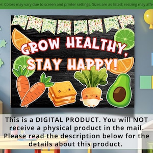 Nutrition Month Bulletin Board Lunch Room Bulletin Board Kit Nutrition ...